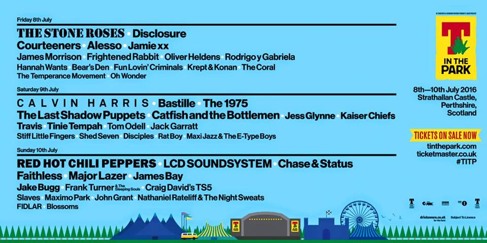 T In The Park Announces 2016 Lineup Featuring LCD Soundsystem, Jamie XX ...