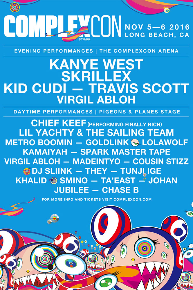 ComplexCon Announces 2016 Lineup Featuring Kanye West, Travis Scott and ...