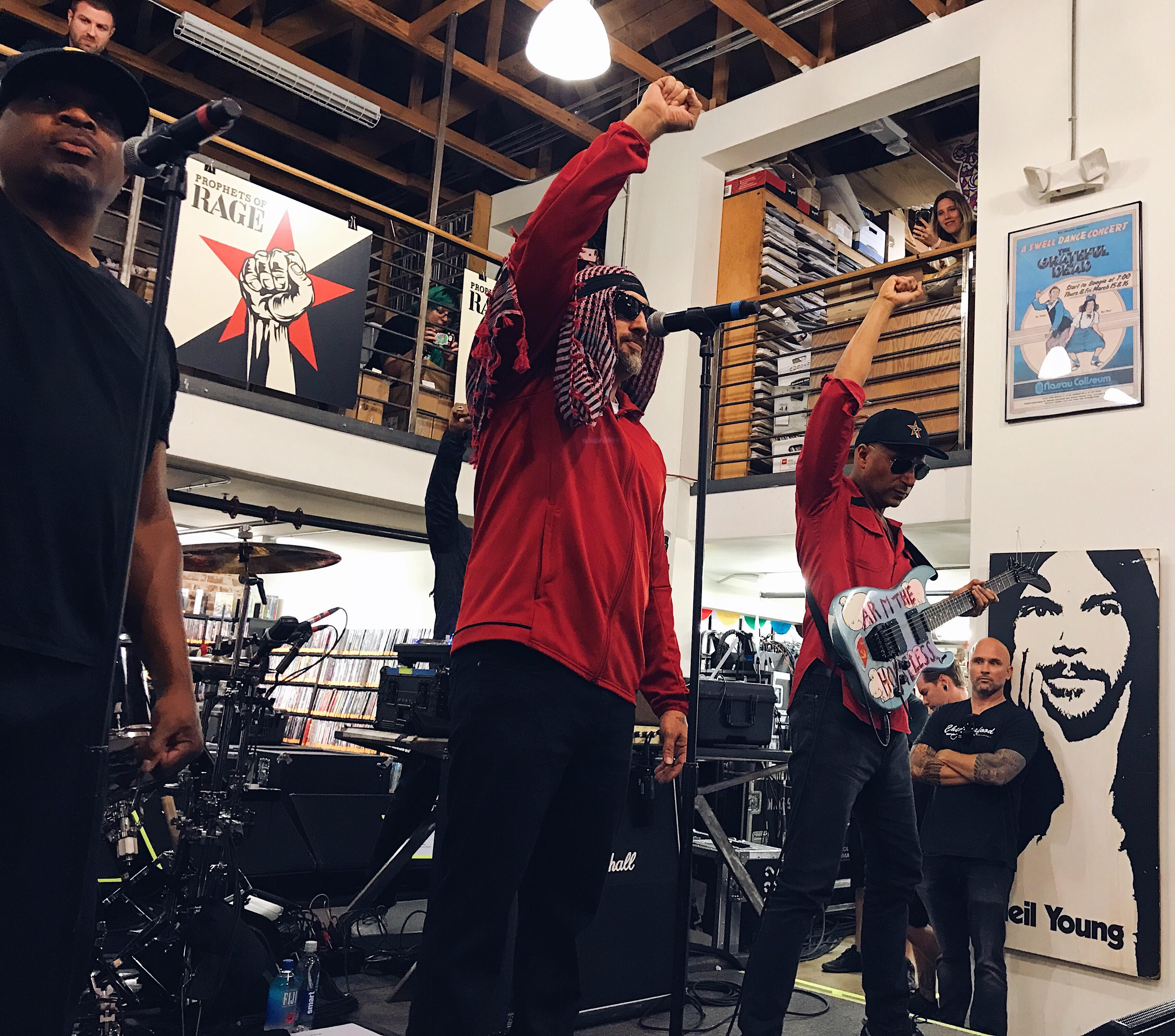 Prophets of Rage Perform Secret Show at Fingerprints Music in Long ...