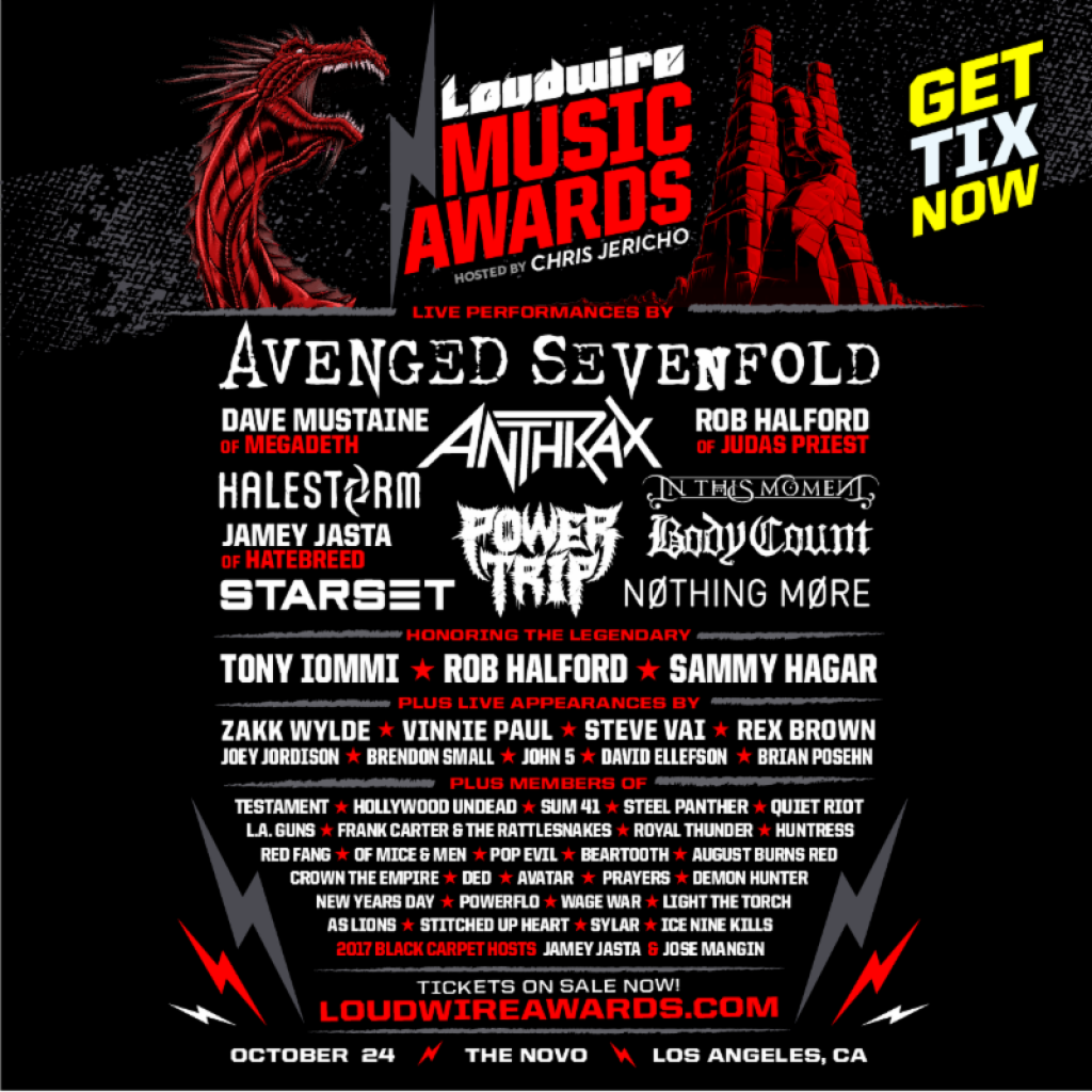 Loudwire Music Awards Concert Announces Their Headlining Artists ...
