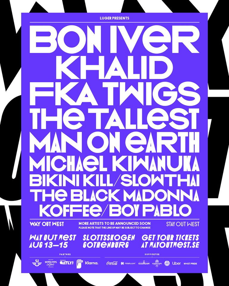 Way Out West Announces 2020 Lineup Featuring Bikini Kill, Bon Iver and ...