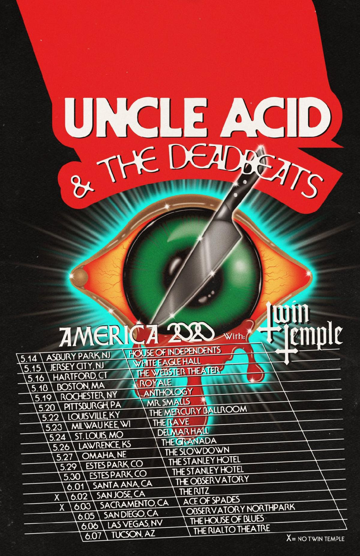 Uncle Acid & The Deadbeats Announces Summer 2020 Tour Dates - mxdwn Music